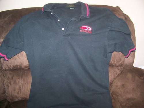 Rare! DONRUSS Trading Cards Promotional POLO Shirt Size XL BLACK NEW | eBay