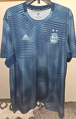 Adidas 2019 ARGENTINA AFA Parley Pre-Match Training Football Soccer ...