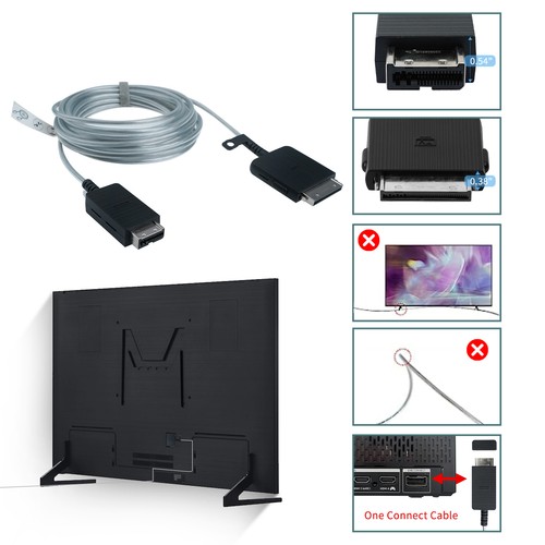 One Invisible Connect Cable Compatible Samsung 8K TV Q90R QN75Q900RBF ...