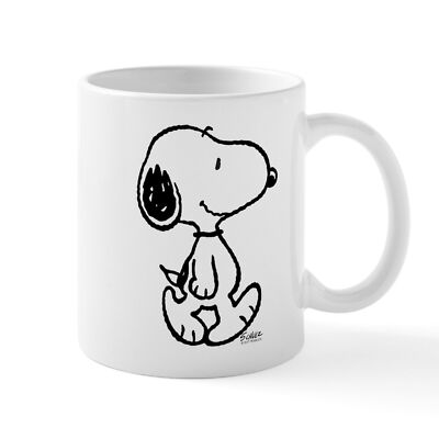 CafePress Peanuts Snoopy Mugs 11 oz Ceramic Mug (587980848) | eBay