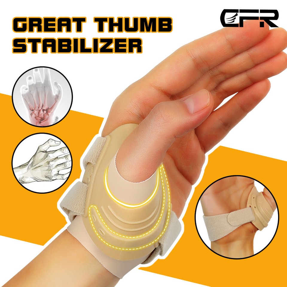 Thumb Support Wrist Brace CMC Joint Thumb Spica Splint for Pain Relief ...