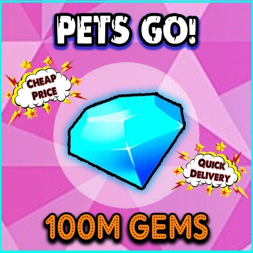 PETS GO! - ROBLOX | 100M GEMS - 100 Million Gems - 100 Million Diamonds ...