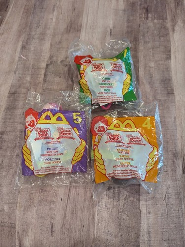 McDonalds Winnie The Pooh Plush Head Keychain Eeyore Gopher Piglet | eBay