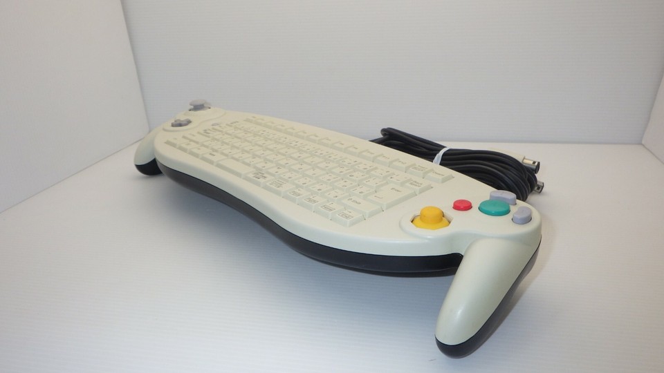 Rare! GameCube Keyboard Controller Sammy " SMY-1901PO " Black Color ...