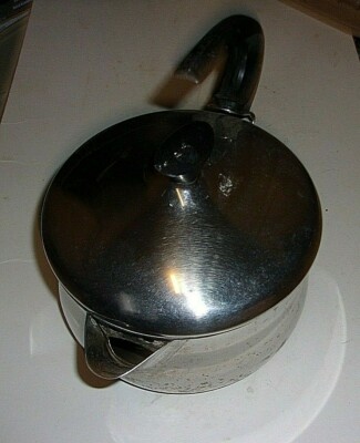 Vintage Water BOILING Pot With Handle 9" TALL WITH HANDLE | eBay