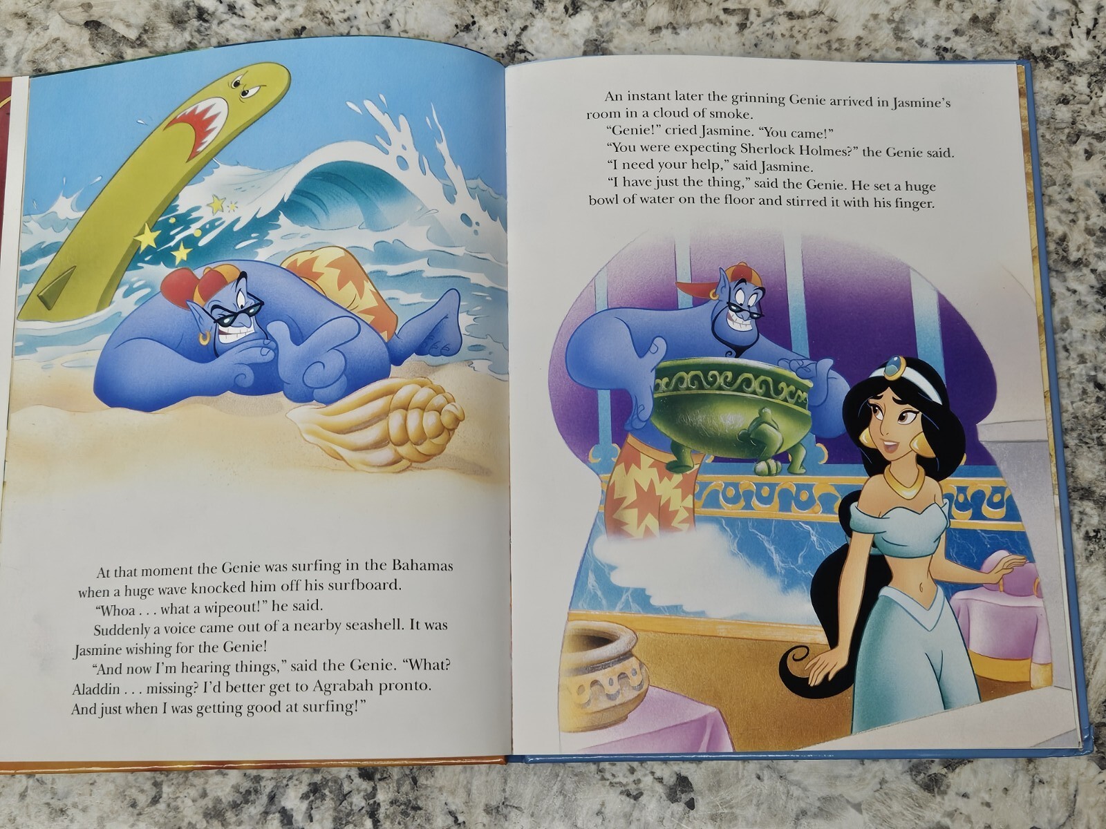 Golden Book Ser.: Jasmine's Magic Charm : Disney's Aladdin by Fulton ...