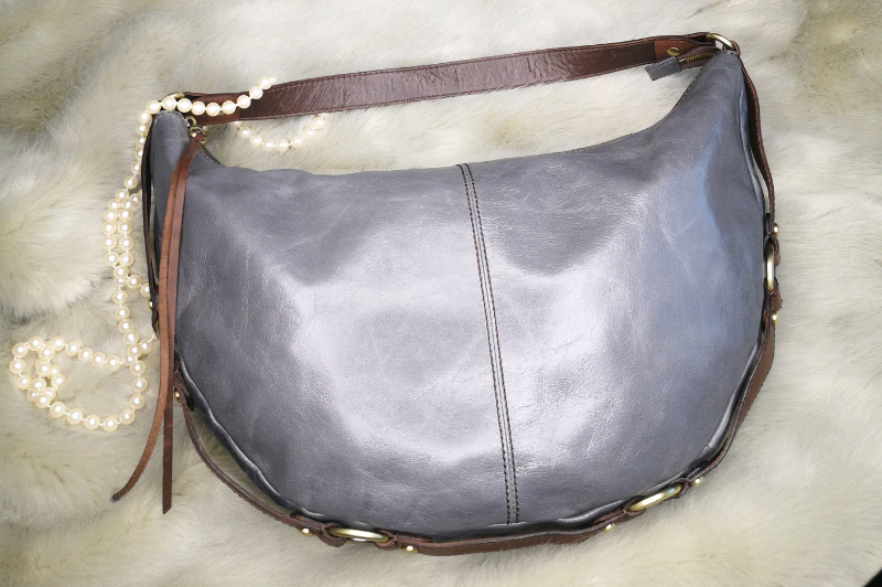 Grey Hobo International Rogue Hobo Leather Shoulder Bag Half Moon ...