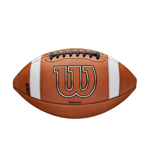WILSON GST Leather Game Football - Official 26388745180| eBay