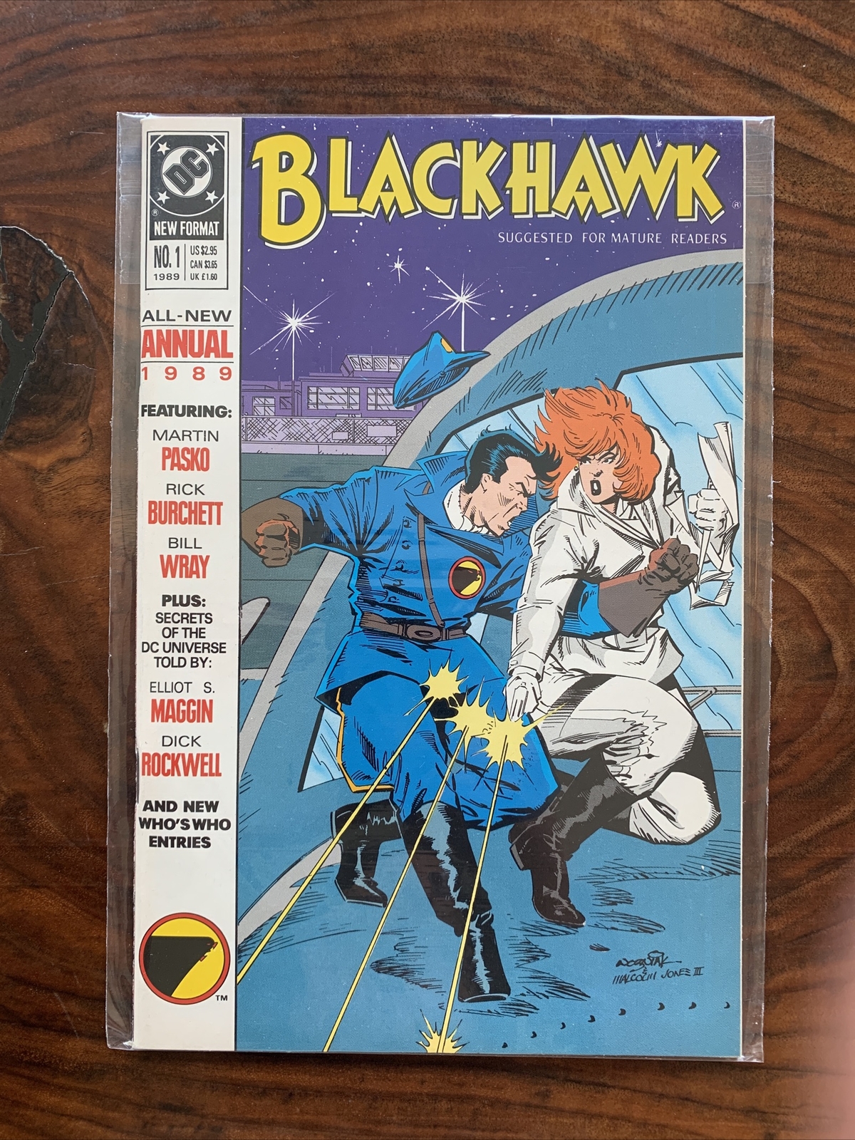 DC Comics Blackhawk All New Annual #1 1989 + Secrets Of The DC Universe ...