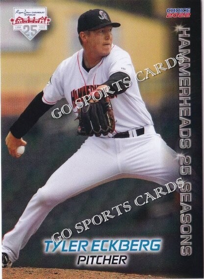 2022 Jupiter Hammerheads Tyler Eckberg RC Rookie Miami Marlins | eBay