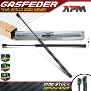 2x Gasfeder Heckklappe Dämpfer für Opel Vectra C CC Vauxhall Schrägheck ...