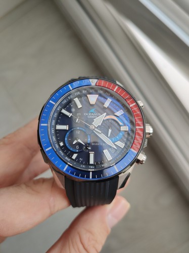 CASIO OCEANUS CACHALOT OCW-P2000C-2AJF Solar Radio Bluetooth Titanium ...