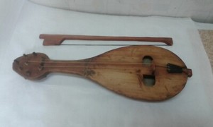 ANTIQUE OLD BULGARIAN STRING MUSICAL GADULKA INSTRUMENT with BOW | eBay