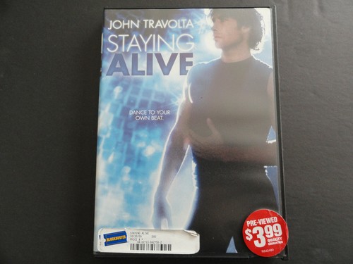 STAYING ALIVE 1983 (BLOCKBUSTER VIDEO, DVD 2007 WIDESCREEN) - JOHN ...