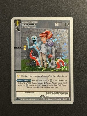 MetaZoo Wilderness Token Sitter PlayTester 30/165 Full Holo Card (1 Of ...