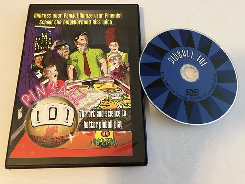 PINBALL 101 DVD 2009 KEITH ELWIN FLIPPER SKILLS MULTIBALL TILT CONTROL ...