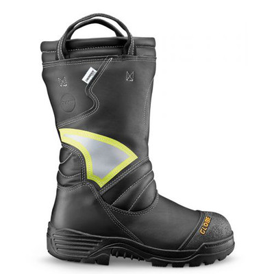 Globe Men's Supreme 14" Structural Fire Boots Pull-On NFPA Leather Work ...