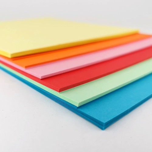 Plain Colours Cardstock 290gsm blank A4 A5 A6 matte paper craft card ...