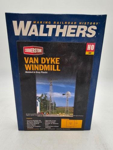 Walthers Ho Scale Cornerstone Series Van Dyke Farm Windmill (2 ...