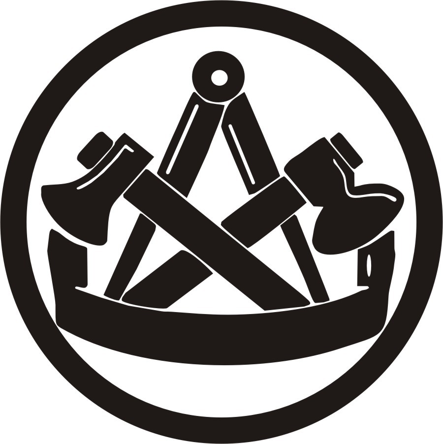 Zimmermann,Wandtattoo/KFZ-Aufkleber,Innungszeichen,Handwerk,Innung ...