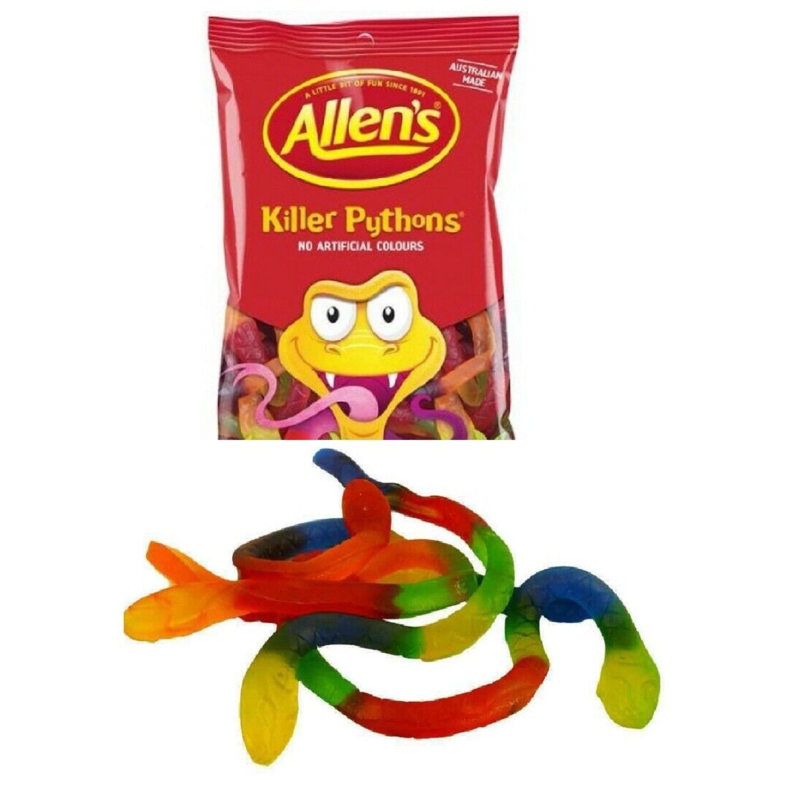 Allens Killer Python 1kg Halloween Trick Or Treats Party Favours Candy ...