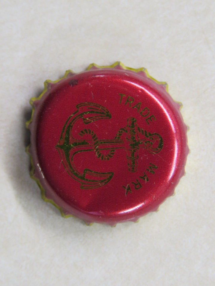 BEER Bottle Red Crown Cap ~ ANCHOR Brewing Steam ~ San Francisco, CA ...