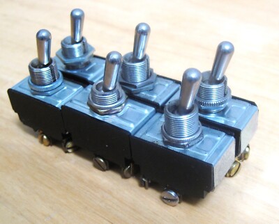 SA 4PST 10-16 AMP TOGGLE SWITCHES NEW (2.25 H" x 1 5/16" L X 3/4" WIDE ...