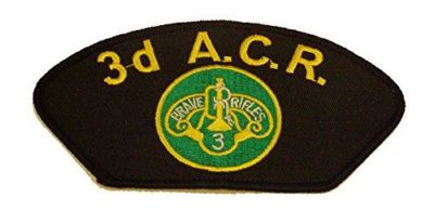 US ARMY THIRD 3RD ACR ARMORED CAVALRY REGIMENT PATCH BRAVE RIFLES ...