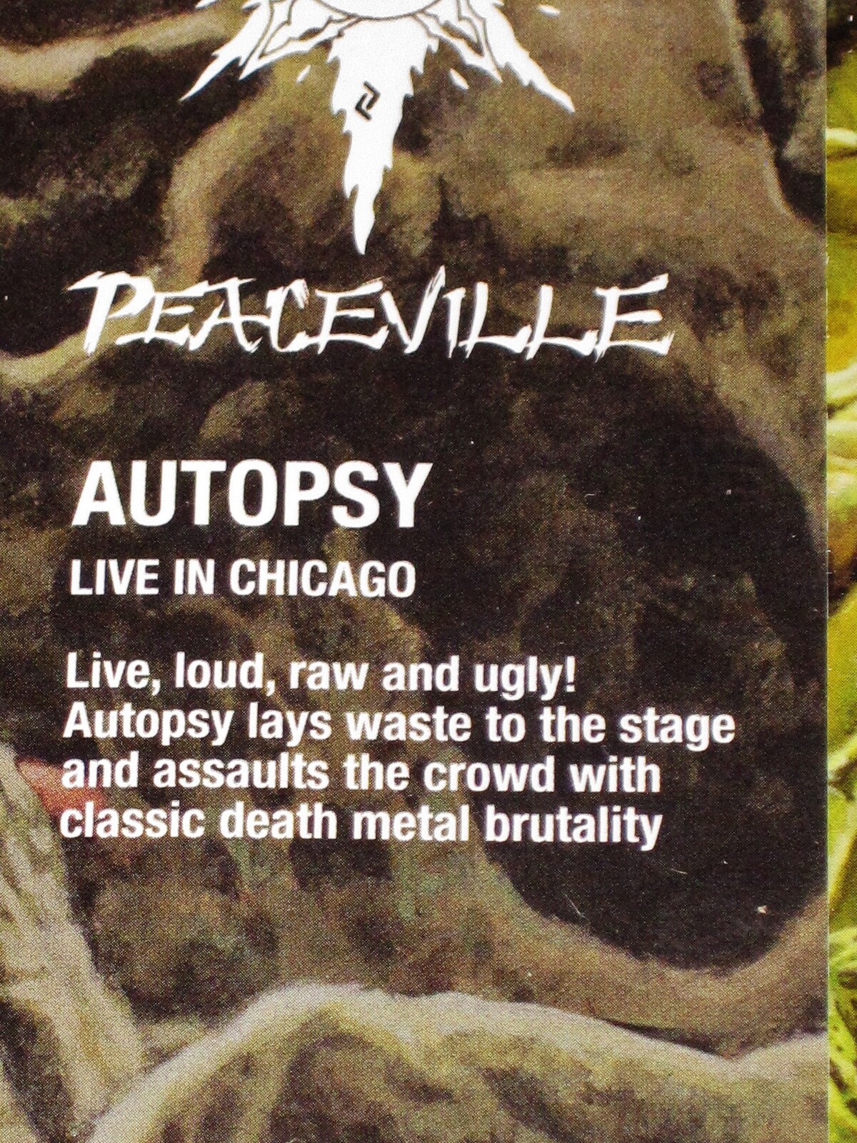 Autopsy: Live In Chicago CD 2020 Peaceville Records EU CDVILEF877 w ...