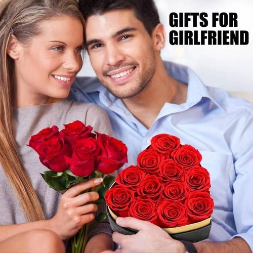 Forever Flowers 12piece Fresh Forever Roses In A Box Rosas Eternas ...