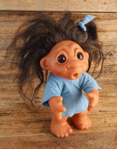 Vintage 1977 Thomas Dam Troll Doll #604 Open Mouth | eBay