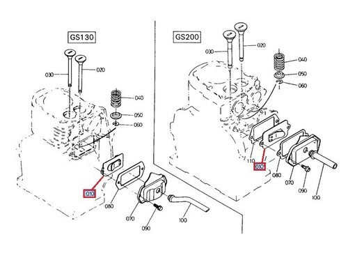 1231405010 Engine Breather Fits Kubota "AE900 &AE1300" (GS130 & GS200 ...
