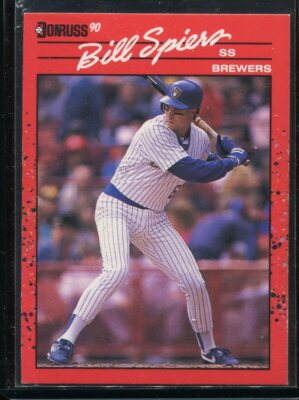1989 Donruss Baseball Bill Spiers #382 Milwaukee Brewers SS | eBay