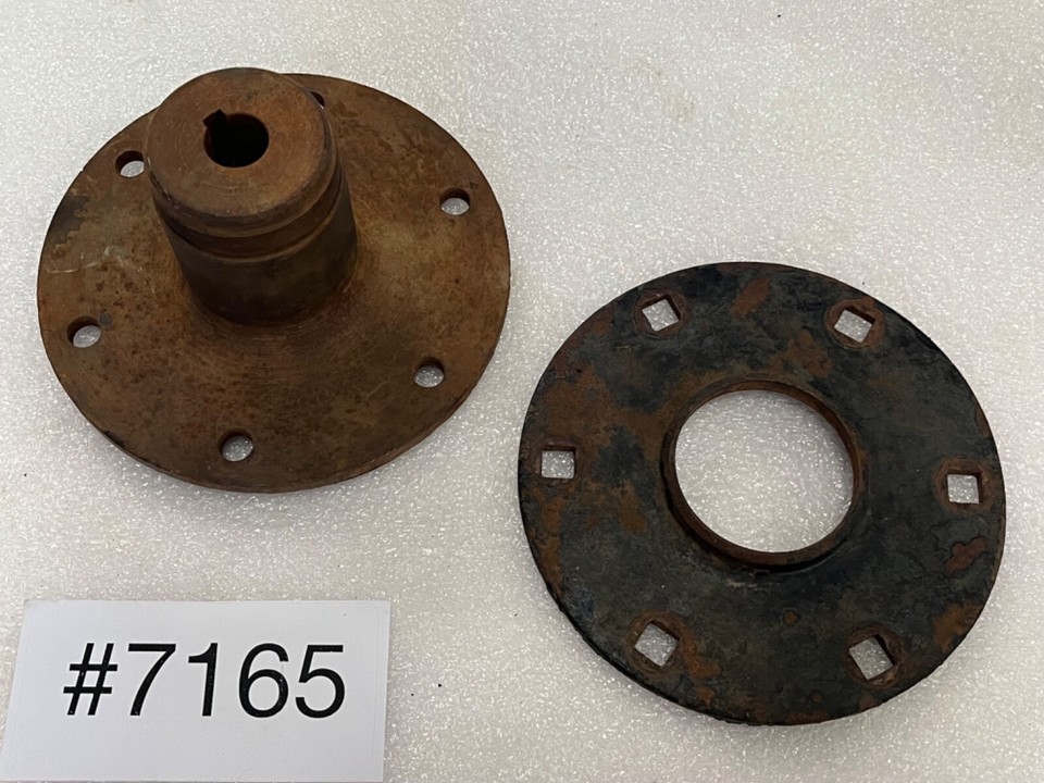 Ford Model T Rear Wheel Hub & Outer Plate - Good Threads #7165 | eBay