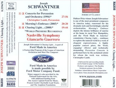 GIANCARLO GUERRERO/NASHVILLE SYMPHONY ORCHESTRA JOSEPH SCHWANTNER: CHASING LIGHT 636943967829| eBay