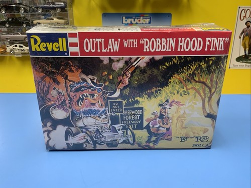 Revell Outlaw W/ Robbin Hood Fink, Ed Big Daddy Roth Model kit #7622 ...