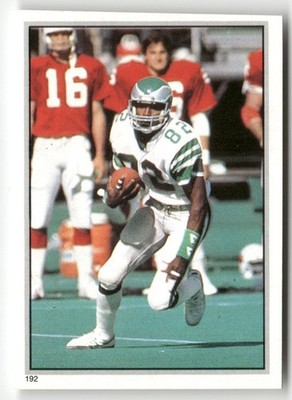 1985 Topps Yearbooks Coming Soon Stickers Mike Quick #192 Philadelphia ...