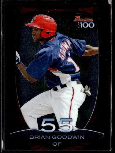 2013 Bowman #BTP-55 Brian Goodwin Top 100 Prospects Card | eBay