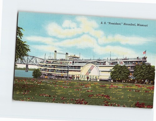Postcard SS "President" Hannibal Missouri USA | eBay