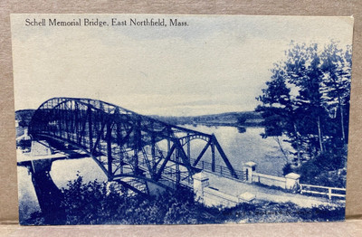 Schell Memorial Bridge, East Northfield Massachusetts Postcard | eBay