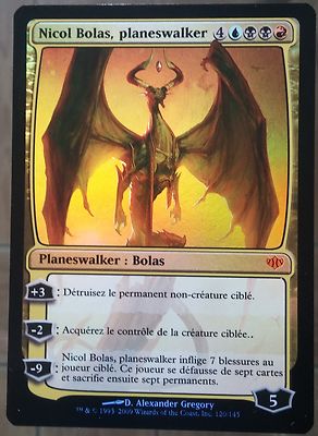 Nicol Bolas, Planeswalker PREMIUM / FOIL VF - Arpenteur - Magic mtg ...