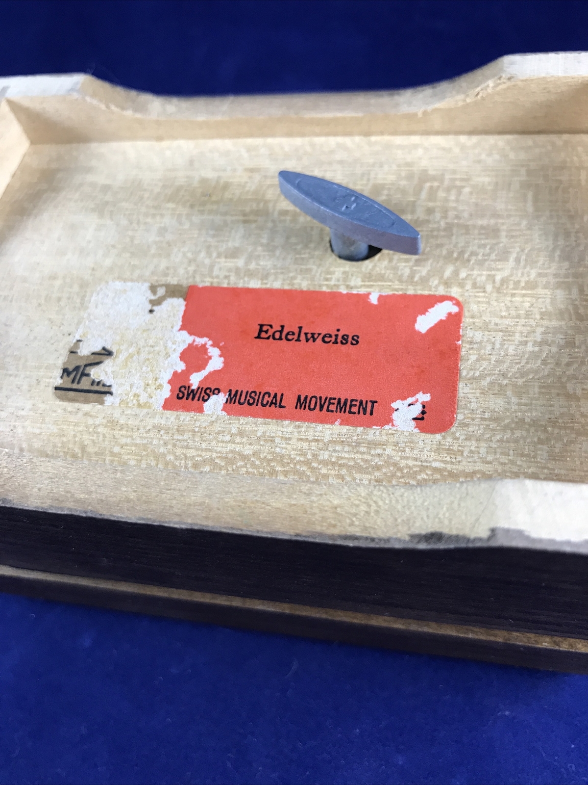 VINTAGE MAPSA MUSIC BOX SWISS MOVEMENT FLORAL | eBay