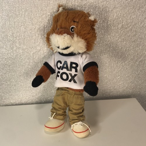 Carfax Car Fox Plush 9" Advertising Toy Missing Nose | eBay