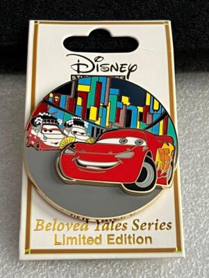 Disney DSF DSSH Pixar Cars 2 Lightning McQueen Beloved Tales LE 300 Pin ...