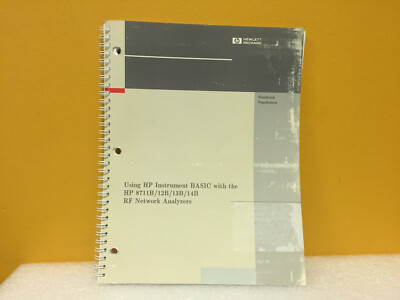 HP / Agilent 08712-90006 8711B / 12B / 13B / 14B Handbook Supplement | eBay