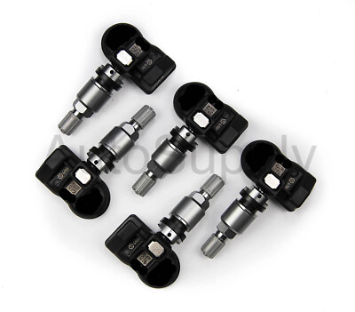 New 315 mhz TPMS 5 Piece Set Silver Stem For 2011 2012 2013 2014 Lexus ...