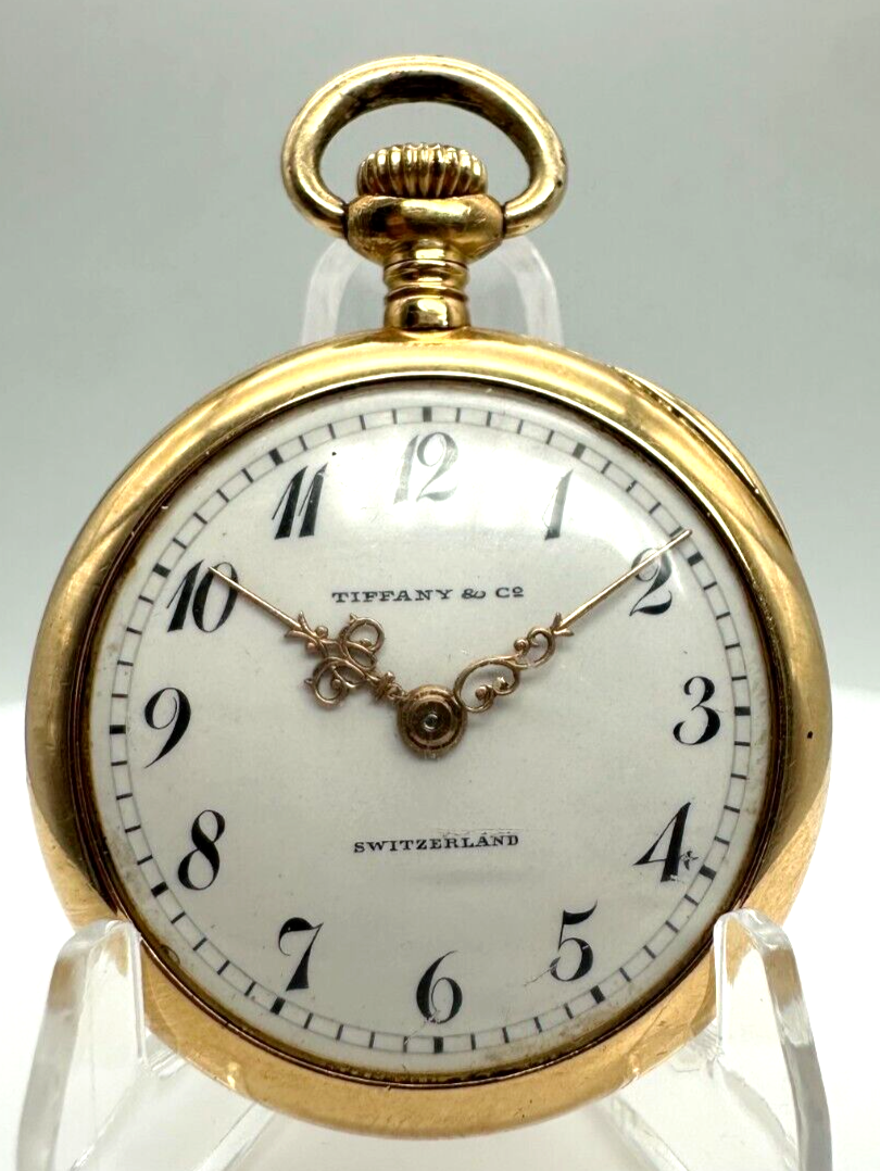Tiffany & Co. C.H Meylan 18k Yellow Gold 17J 27mm Pocket Watch D-183 | eBay