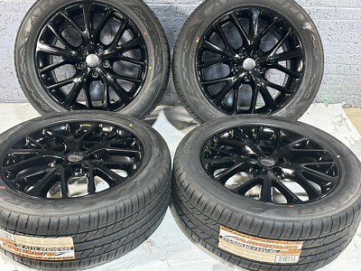 20" Jeep Grand Cherokee Summit Black wheels rims Factory OEM set 4 9170 ...