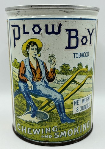 Vintage Plow Boy Chewing And Smoking Owensboro, KY. Tobacco Advertising ...