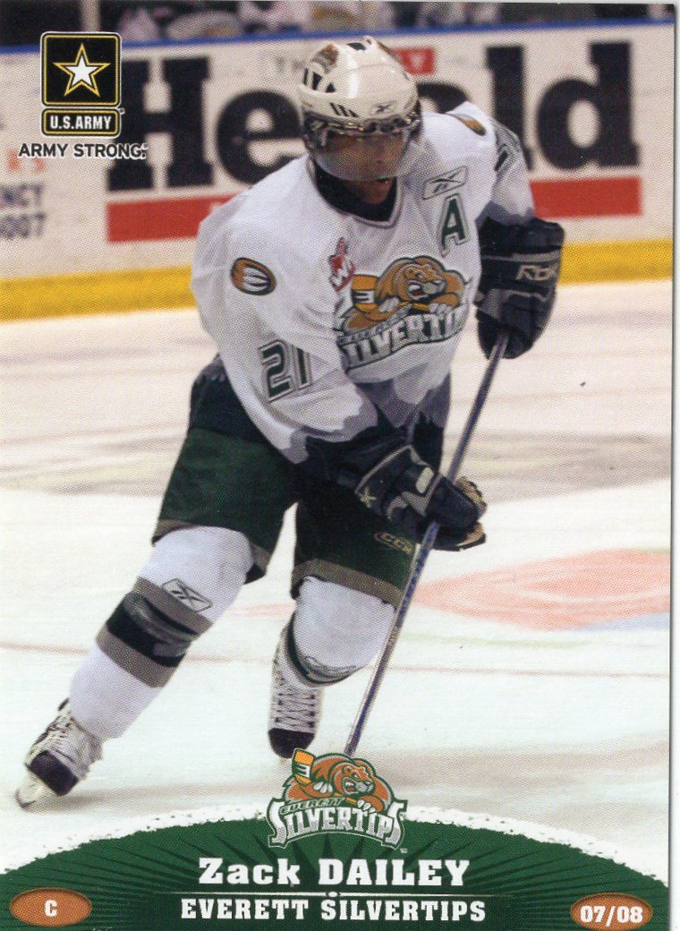 2007/08 Everett Silvertips - ZACH DAILEY | eBay